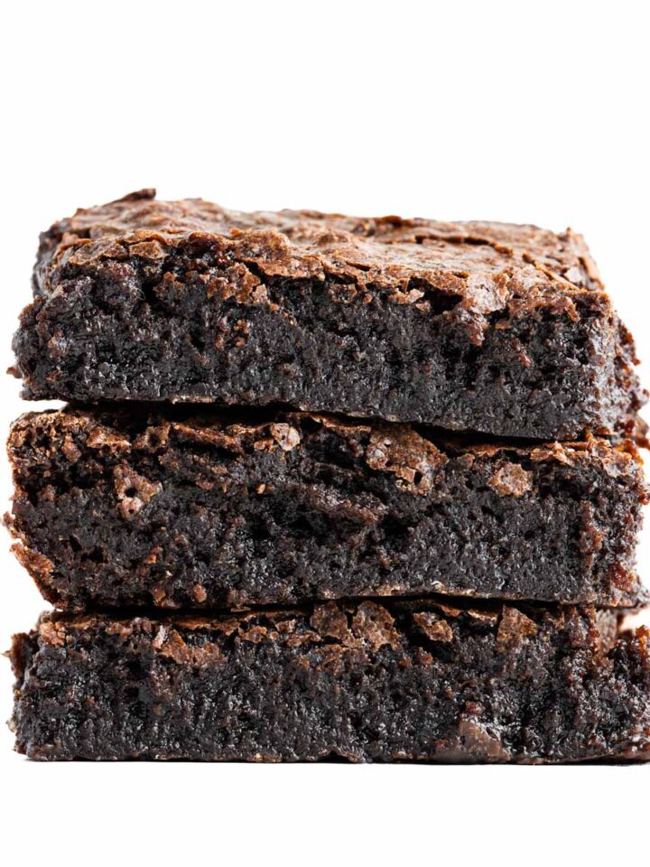 Simple 3 Ingredient Red Velvet Brownies using Cake Mix • Flour de Liz