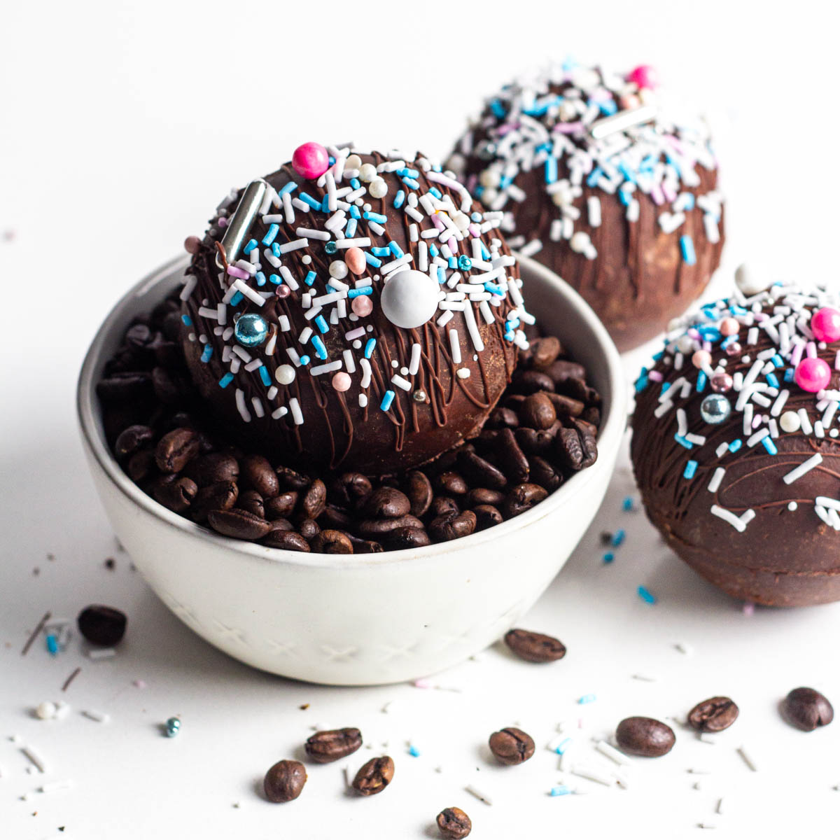 Mocha Hot Chocolate Bombs • Flour de Liz