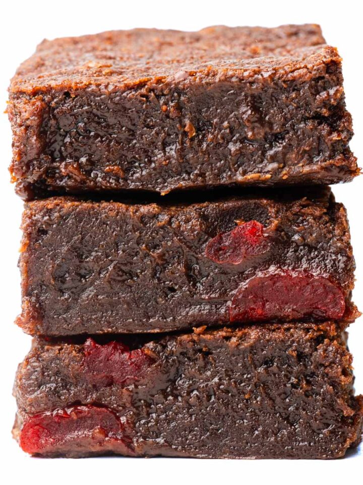 Simple 3 Ingredient Red Velvet Brownies using Cake Mix • Flour de Liz