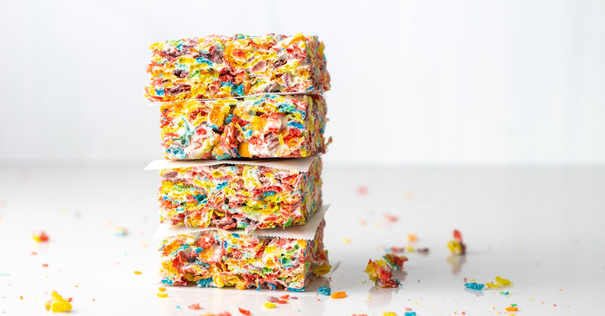 Fruity Pebbles Treats • Flour de Liz