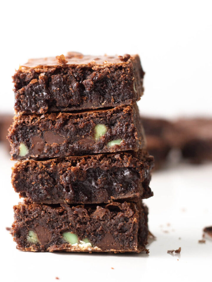 Simple 3 Ingredient Red Velvet Brownies using Cake Mix • Flour de Liz