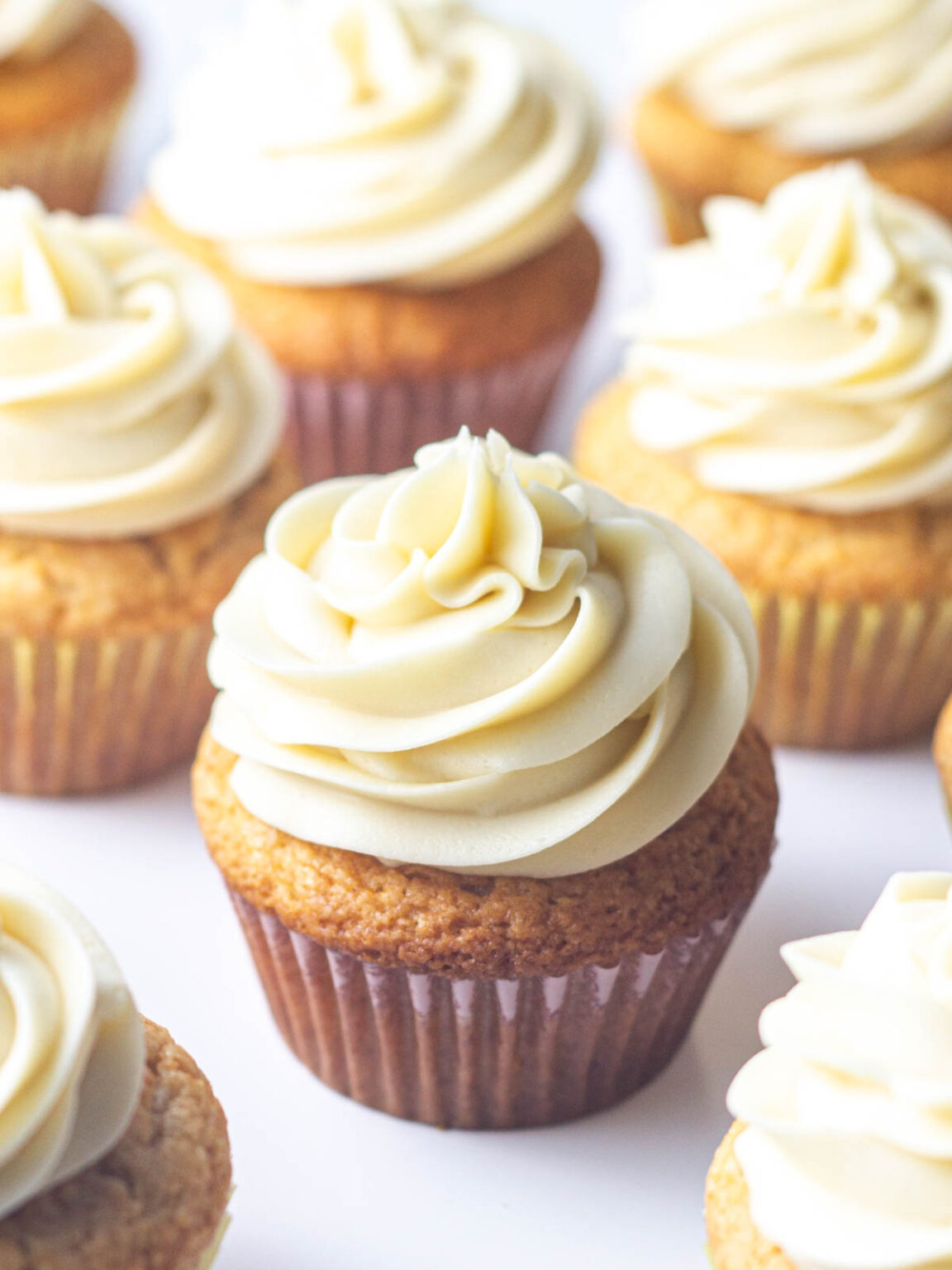 Maple Cupcakes with Maple Buttercream Frosting • Flour de Liz