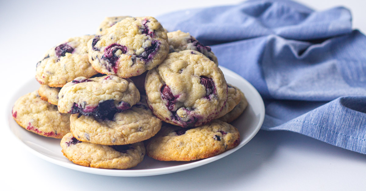 Blueberry Cookies • Flour de Liz